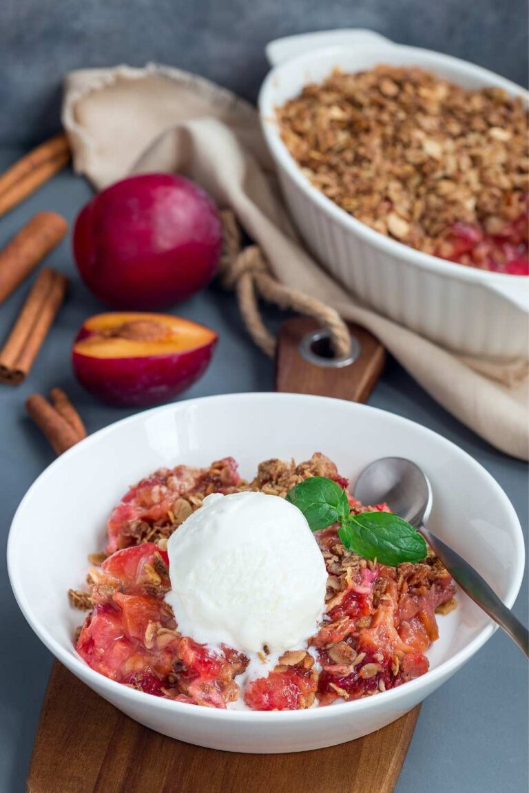 Ina Garten Plum Crisp - Ina Garten Eats