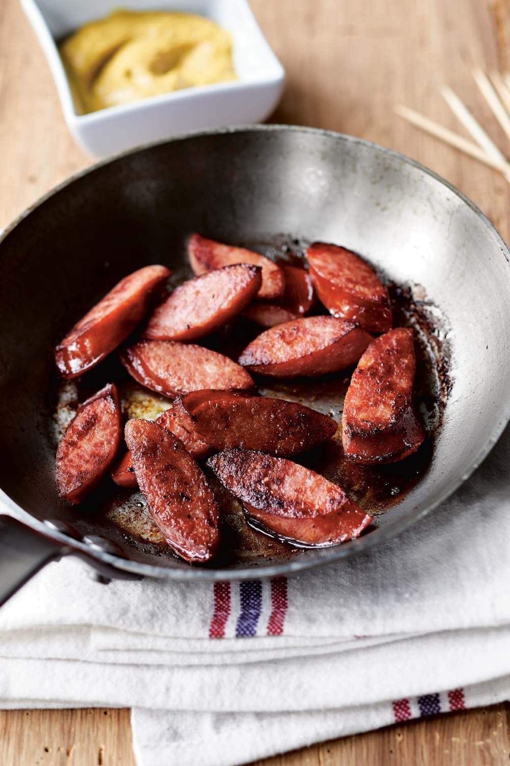 Ina Garten Kielbasa With Mustard Dip - Ina Garten Eats