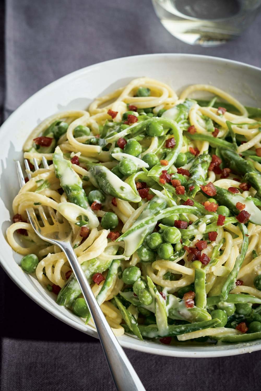 Ina Garten Spring Green Spaghetti Carbonara - Ina Garten Eats