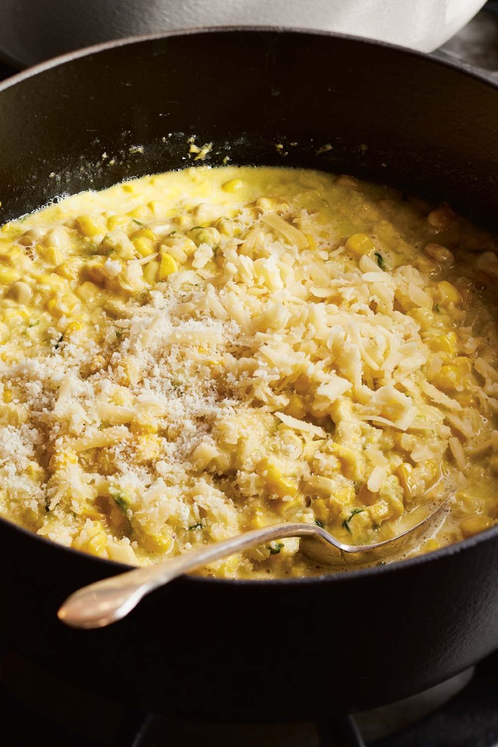 Ina Garten Cheddar & Scallion Creamed Corn - Ina Garten Eats