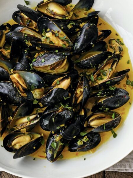 Ina Garten Mussels With Saffron Cream - Ina Garten Eats