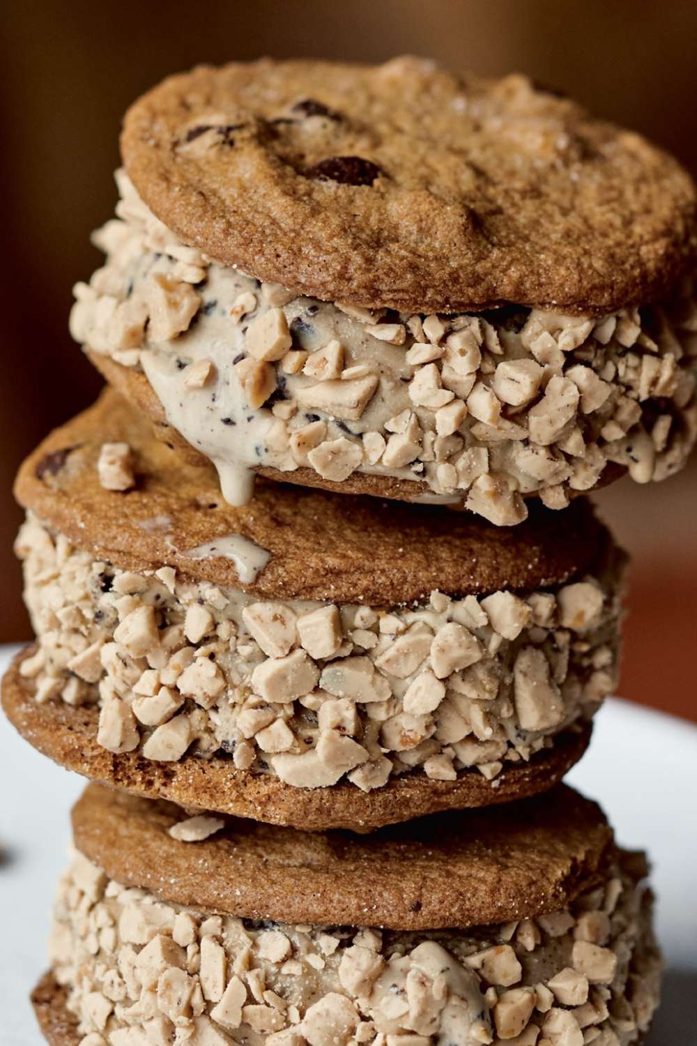 Ina Garten Coffee Chocolate Chip Ice Cream Sandwiches - Ina Garten Eats