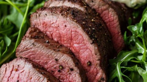 Barefoot Contessa Slow-roasted Filet Of Beef With Basil Parmesan ...
