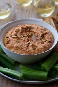 Barefoot Contessa Roasted Red Pepper Hummus - Ina Garten Eats