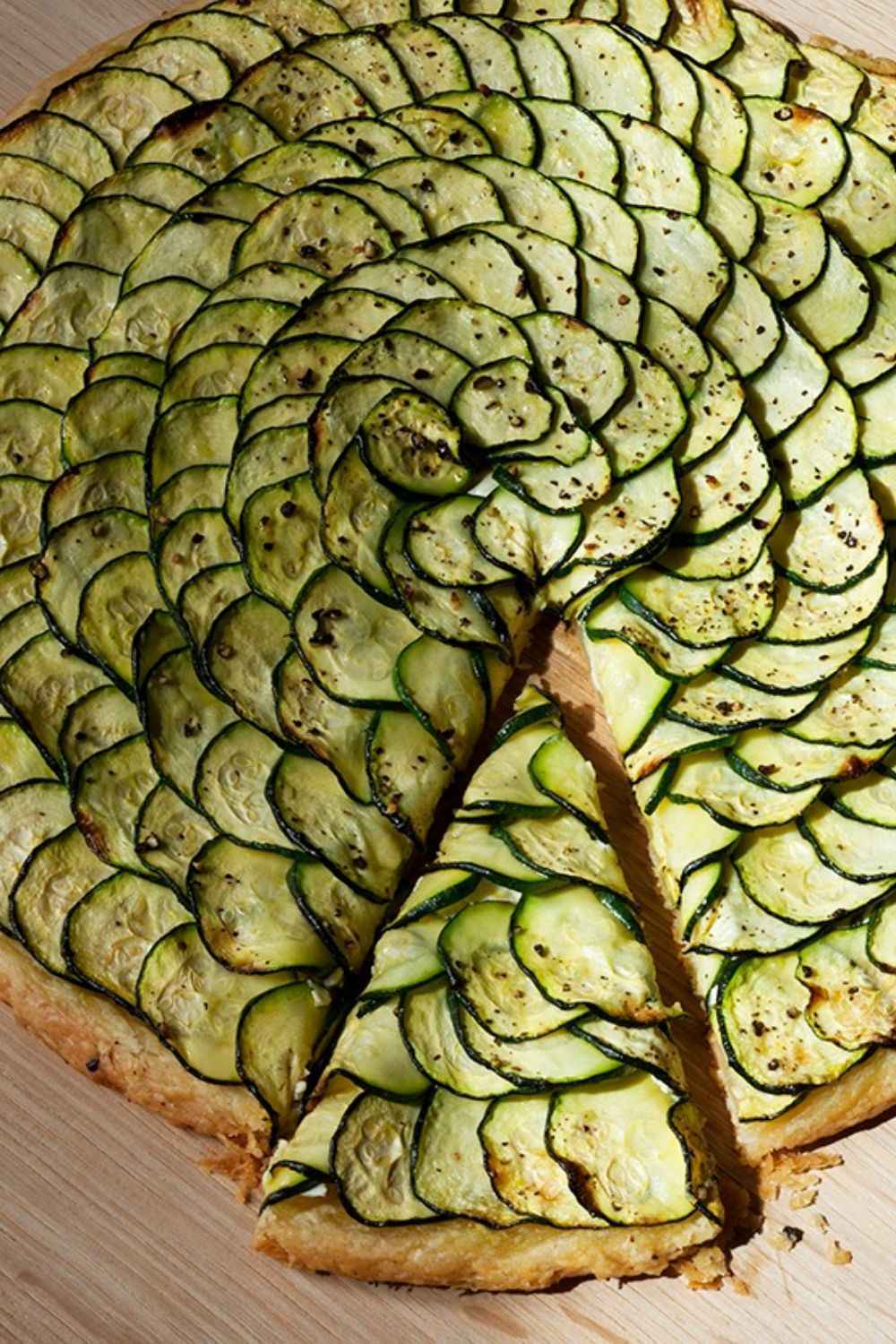 Barefoot Contessa Zucchini & Goat Cheese Tart - Ina Garten Eats